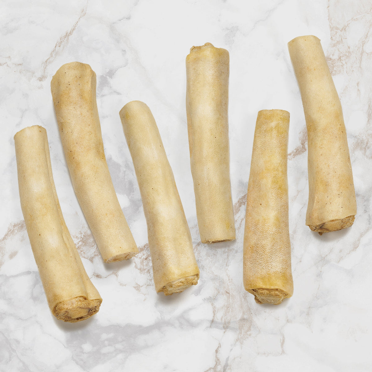 6 pack of 6 Inch Cow Tail with UPC – Maximum K9 Services