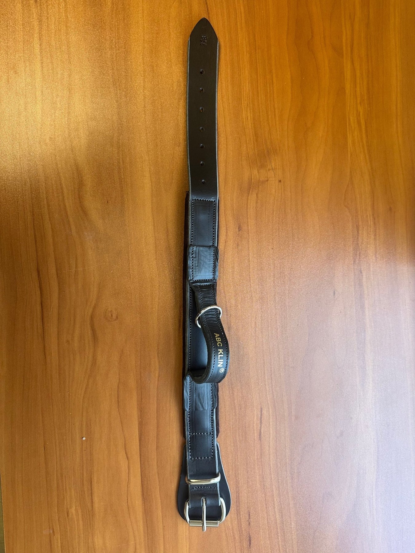 ABC Klin Leather Padded Agitation Collar with Handle – Maximum K9 Services
