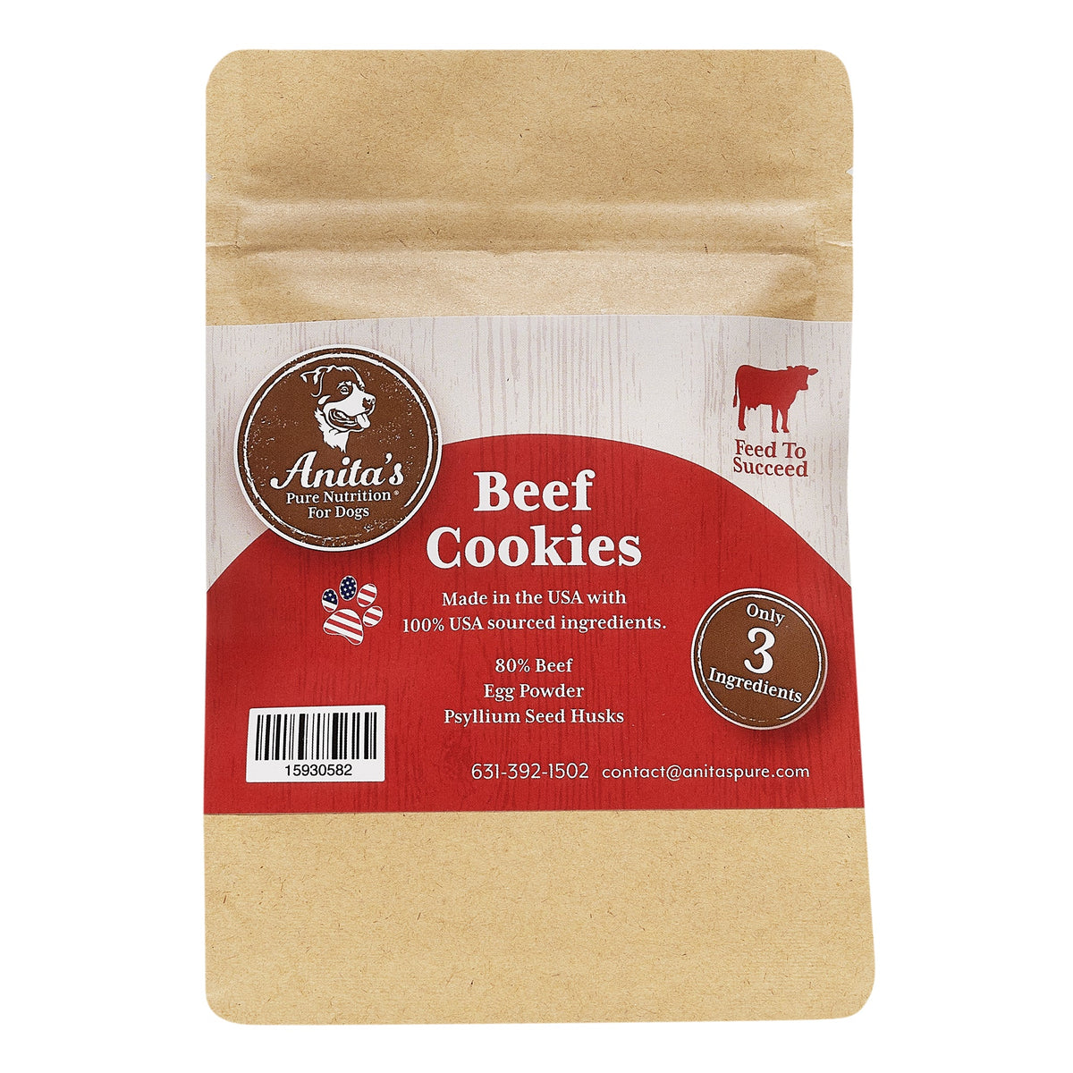 Beef Cookies 1oz – Maximum K9 Services