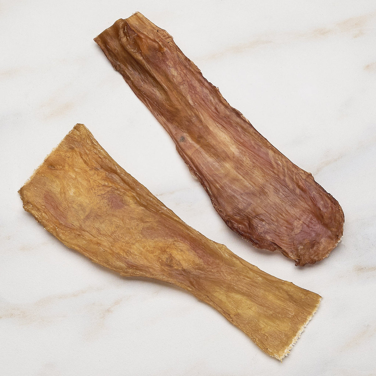 6 Inch Flat Beef Bladder Strips for Dogs – 8 Pack – Maximum K9 Services